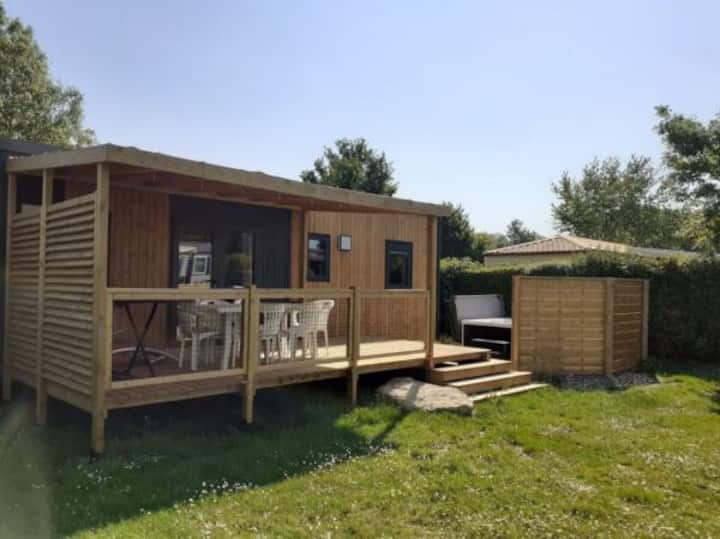 Mobil Home Luxe Spa 3 Chambres 6 Pers,terrasse Cou - Les Herbiers