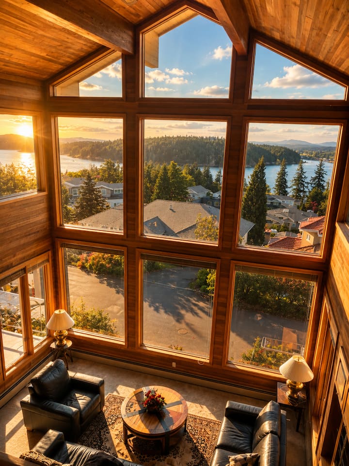 Peaceful Oceanview Home In Nanaimo - Nanaimo