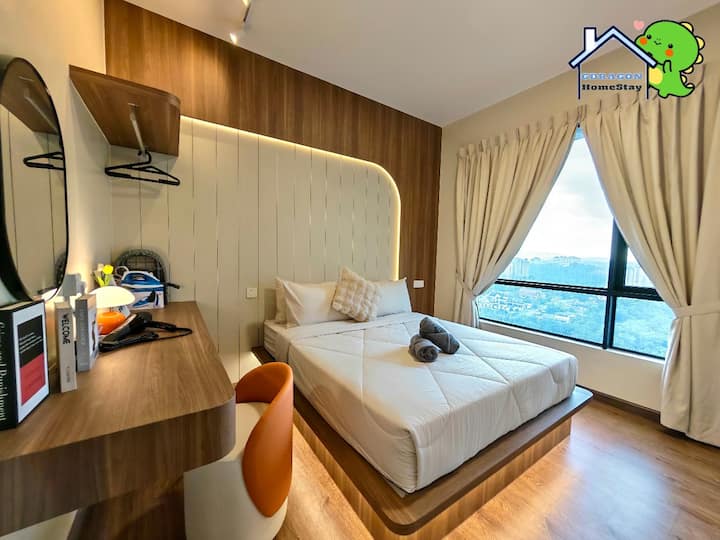 Central Park Laman Damai Jb Cozy Curve 3br 2-3pax - Johor Bahru