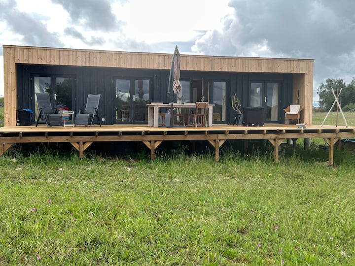 Aurelie: Prachtige Nieuwe Houten Vakantiewoning - Monpazier