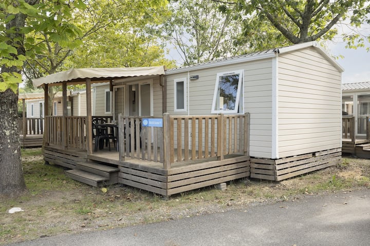 Mobil Home Premium 3 Chambres 6 Personnes, Terrass - Vieux-Boucau-les-Bains
