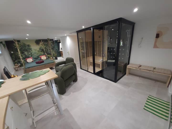 Studio Bien-être Avec Jacuzzi, Sauna Et Hammam - Brétigny-sur-Orge