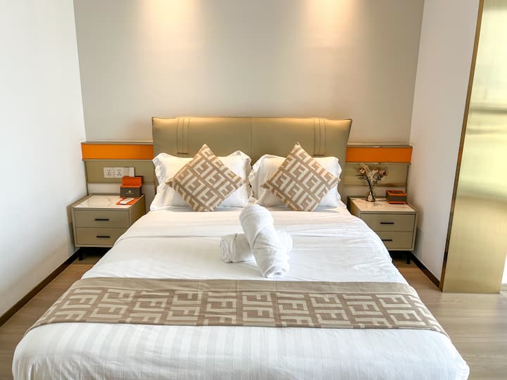 Bright & Cozy 1br Apartment @ Wealth Mansion - Phnom Penh