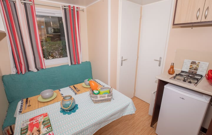 Mobil Home 3 Pièces 4/5 Personnes Climatisé - Île de Porquerolles