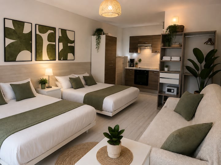Studio Familial Avec Piscine Et Climatisation - Vence