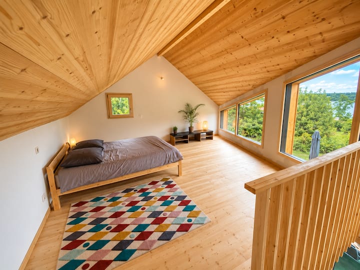 Chalets Du Lac - 4/6 Pers - Clim Et Accès Plage - Clairvaux-les-Lacs