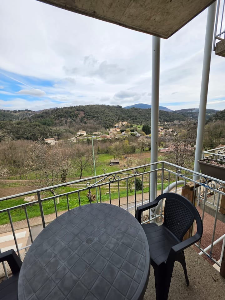 La Vallée Gîte N°32 - Balcon Et Vue Sur La Vallée - Thueyts