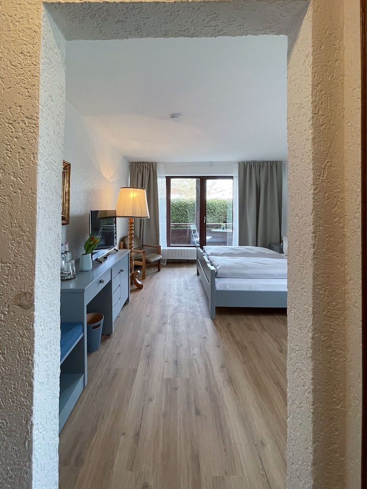 Double Room On The Ground Floor At Hotel Bihler - Kolbermoor