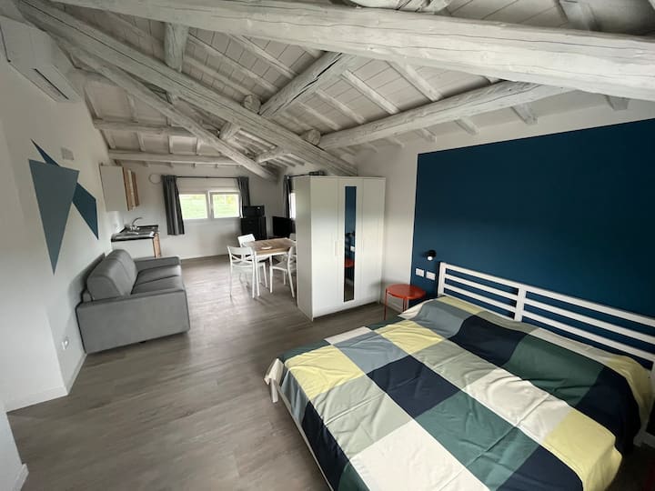 Appartamento 5, Cucina, Letto Matrimoniale Divano - Abano Terme