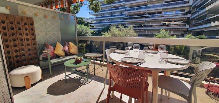 *New* Splendide Appartement 4 Personnes / Piscine - Antibes