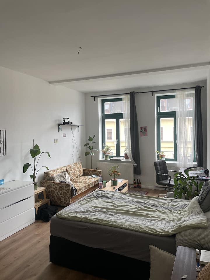 Großes Schlafzimmer Auf Der Eisenbahnstraße - Leipzig