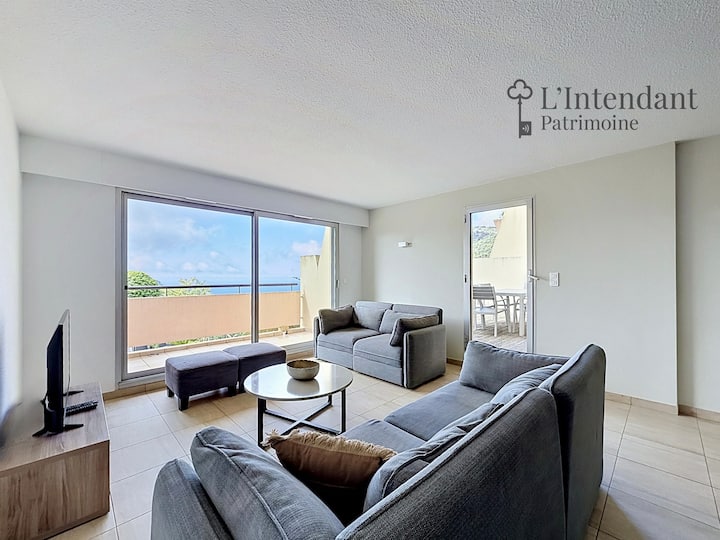 2 Chambres • Vue Mer • Piscine • Terrasse - Menton