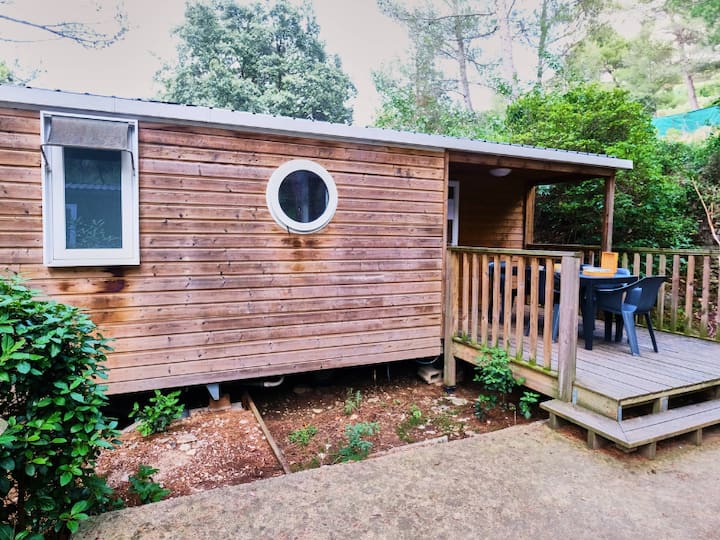 Mobil Home Cosy 3 Pièces 5 Personnes Climatisé - Orgon