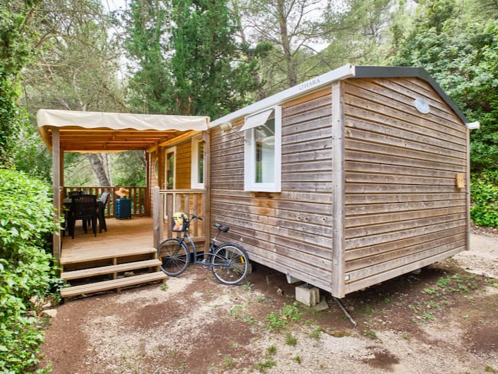 Mobil Home Cosy 4 Pièces 6 Personnes Climatisé - Cheval-Blanc