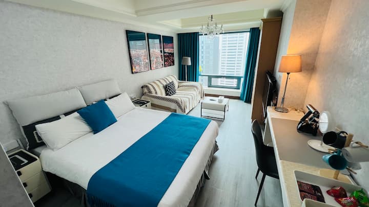 2603-限月租-台中市政核心，適合短期商務旅行/審計新村/第二市場/市政府/草悟道/科博館 - 대만