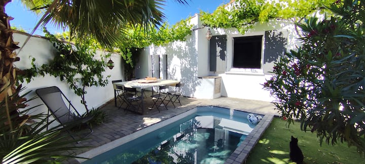 Maison Lumineuse Avec Piscine Proche Centre &Plage - Montpellier