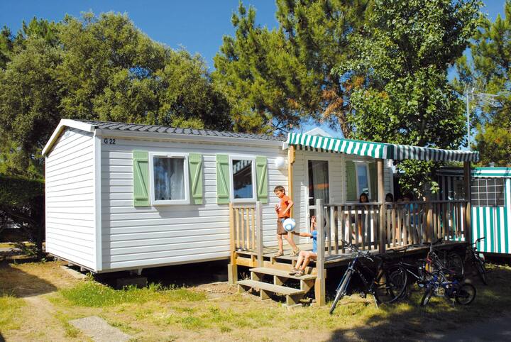 Mobil Home 4 Pièces 6 Personnes + Tv - L'Aiguillon-sur-Mer
