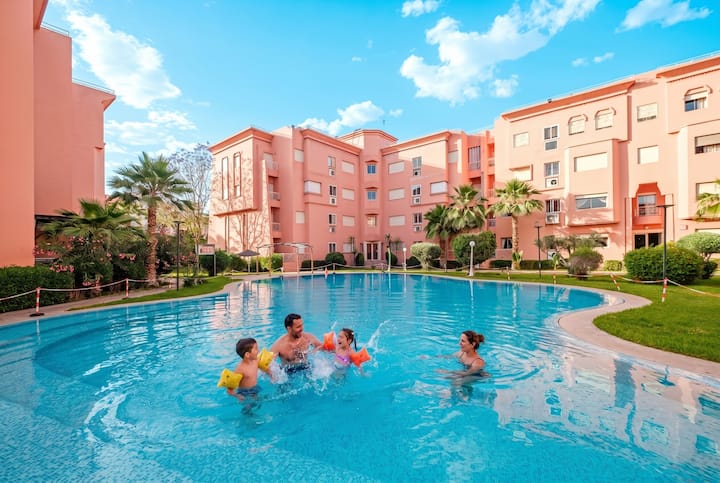 Appt De Luxe Piscine Plein Centre-ville Parking - Morocco