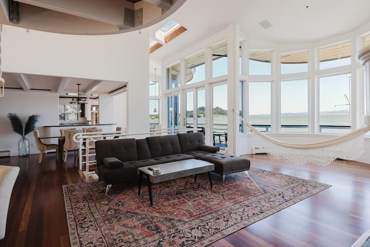 Bayfront Yacht-style Home | Private Pier - Mill Valley, CA