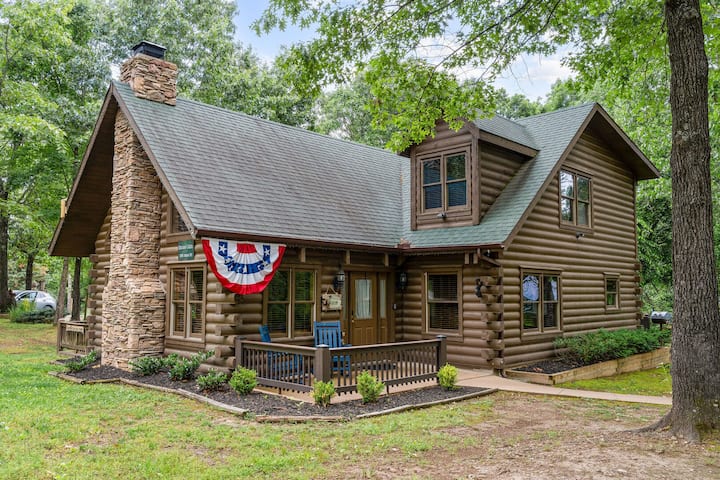 Log Cabin Near Bigcedar_free Tix_hottub_billiards - Ridgedale, MO