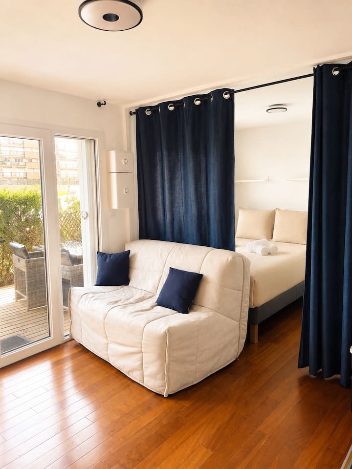 Studio B, 2 Adultes Et 1 Enfant Terrasse Et Plage - Blonville-sur-Mer