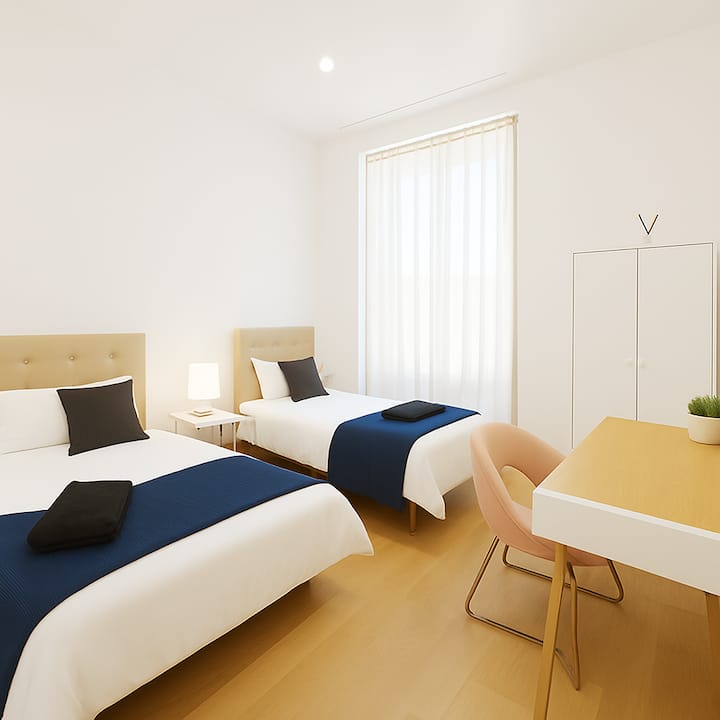 2 Rooms For 5 Guests By Plaza Catalunya - Barcelona