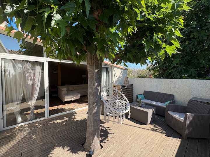 Patio à 200m De La Plage, Sans Vis à Vis - Frontignan