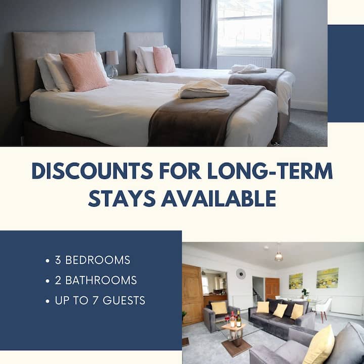 Perfect Location - 3 Bedrooms, Sleeps 7 - Bath