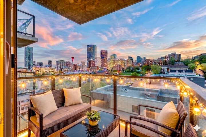 Calgary Tower View | Rooftop Patio | Ug Parking! - Calgary