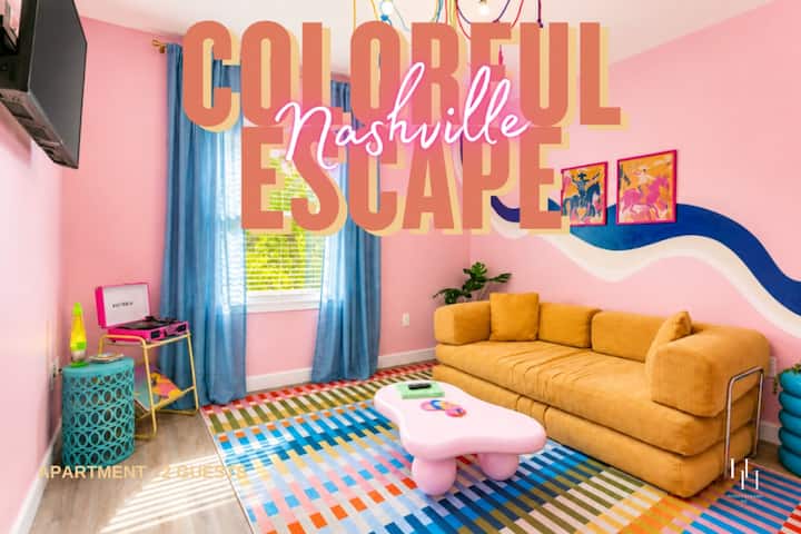 Colorful Nashville Home Near Broadway - Nashville, TN