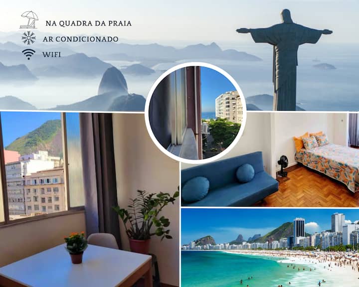 Apt/studio Aconchegante Quadra Da Praia Copacabana - Copacabana