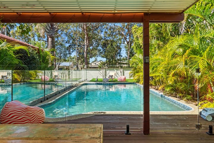 Sabine's Wunderhaus Bribie Seaside Retreat W/ Pool - Brisbane