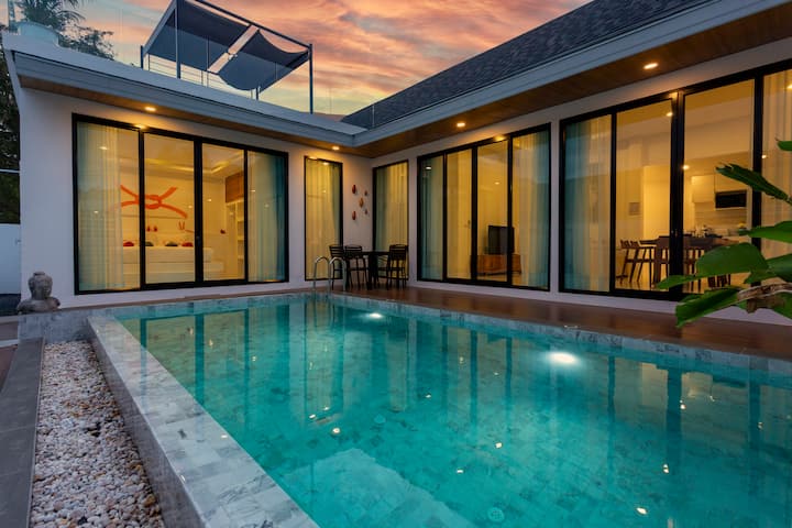 Magnifique Villa 3 Chambres, Roof-top, Piscine - Ko Samui