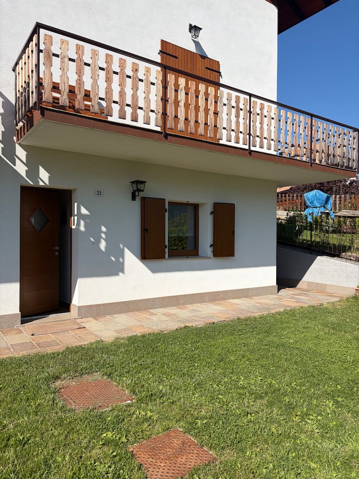 Grazioso Appartamento Con Giardino A Folgaria - Folgaria