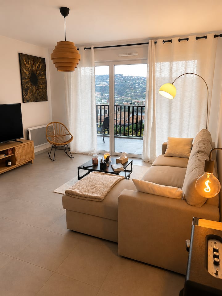 Appartement éLégant Entre Nice & Antibes - St-Laurent-du-Var