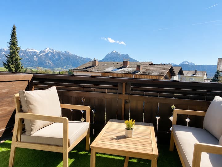 Apartment Mit Balkon & Bergblick - Füssen