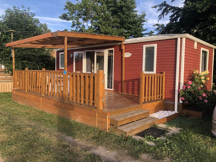Bungalow T3 Climatisé Avec Belle Terrasse Ombragée - Embrun