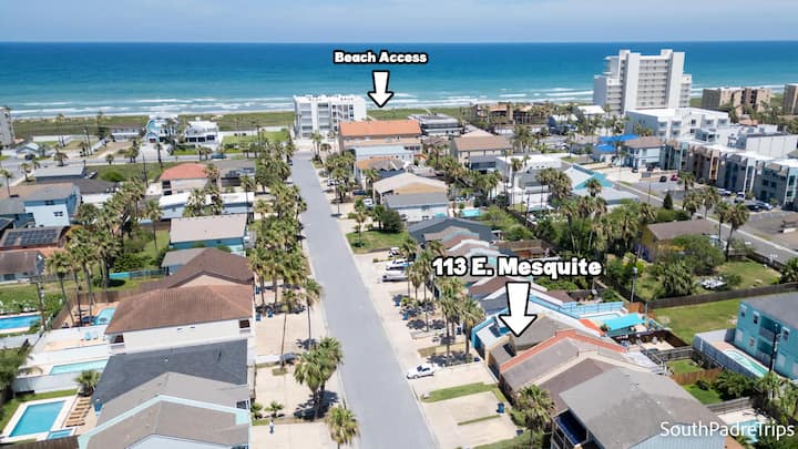 Private Pool * Bbq * Steps To Beach - South Padre Island