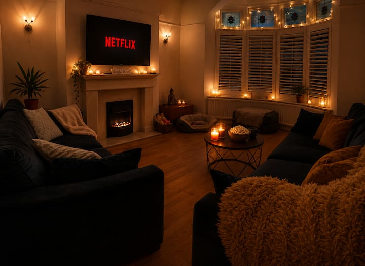 House Sleeps 9 With Parking And Garden - Lytham St Annes