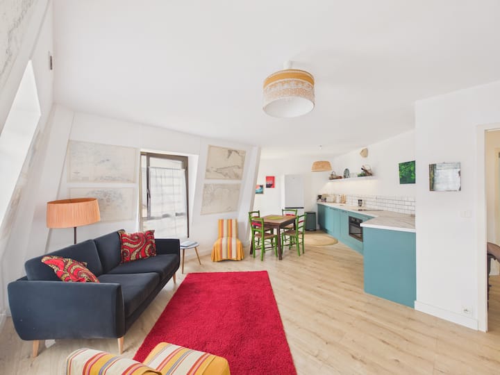 Charmant Appartement En Centre-ville 4p - Île-Tudy