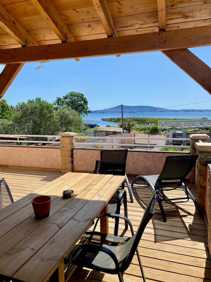 Le Mazet, Maison Atypique Au Bord De L'eau - Mèze