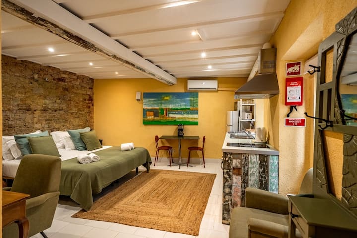 Rustic Village Studio By The Tagus - Porto Brandão - 阿爾馬達