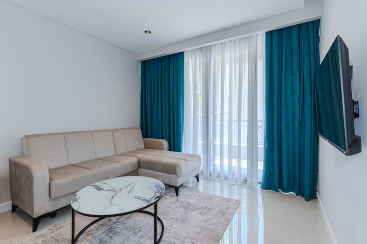 Kleopatra Yakını | Konforlu 1+1 Daire | Tam Eşyalı - Alanya
