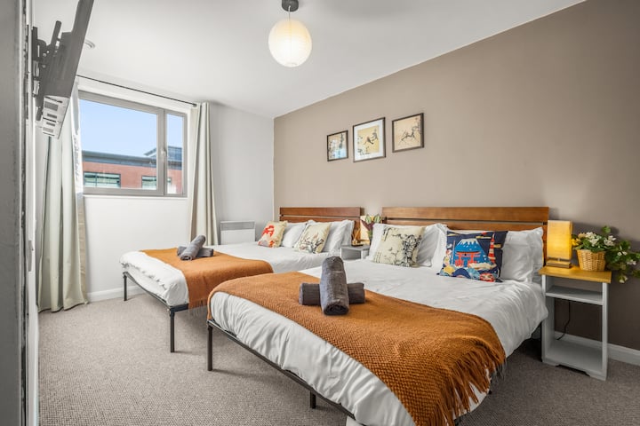 Appartement-moderne-sdb Privée-balcon - Birmingham