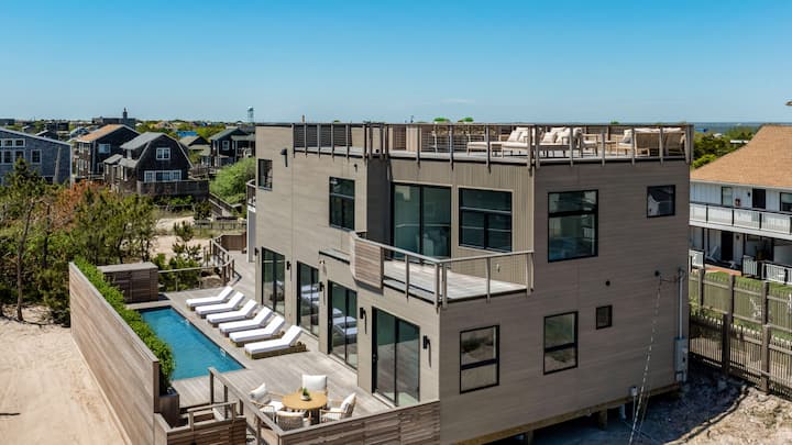 Modern Fire Island House Steps From The Beach - Fire Island, NY