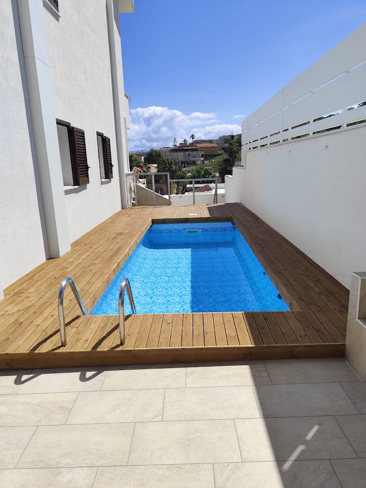 Casa Con Piscina A 250 Metri Dalla Spiaggia - Castellammare del Golfo