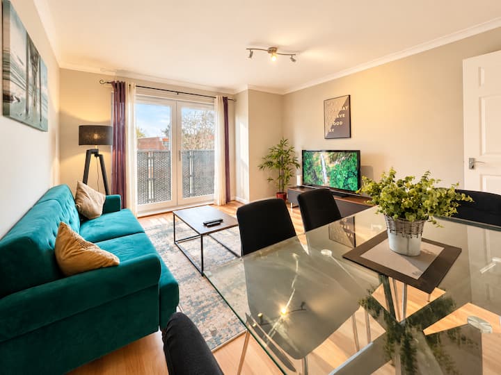 The Canal Retreat | 2 Chambres Et Parking - Glasgow