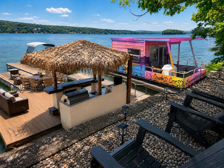 Couples Cove | Houseboat  Pontoon - Greenwood Lake, NY