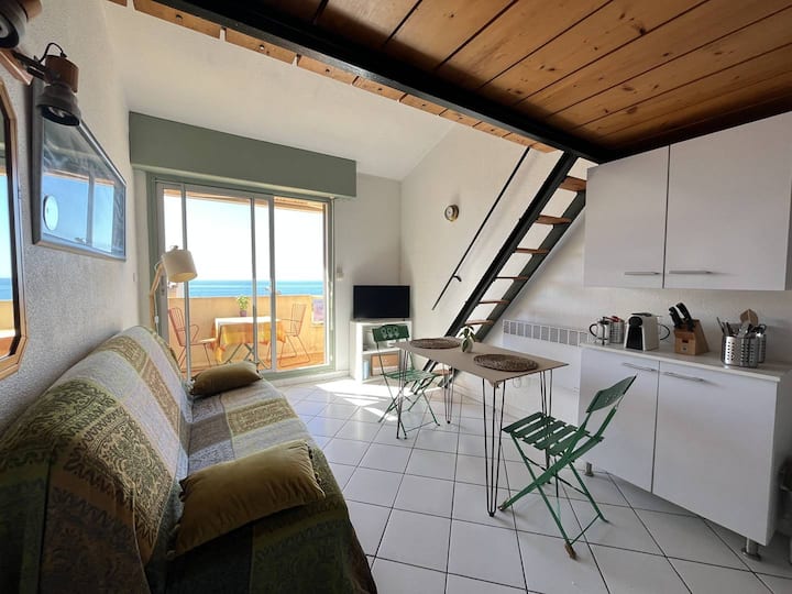 Joli Duplex Avec Vue Sur Mer, 23 Couchages, Clim à - Vias