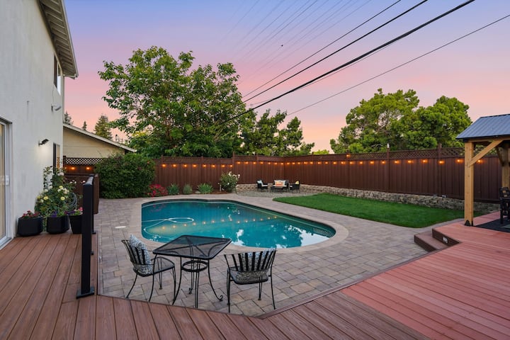 San Jose Home With Pool, Hot Tub, + Game Room - Los Gatos, CA